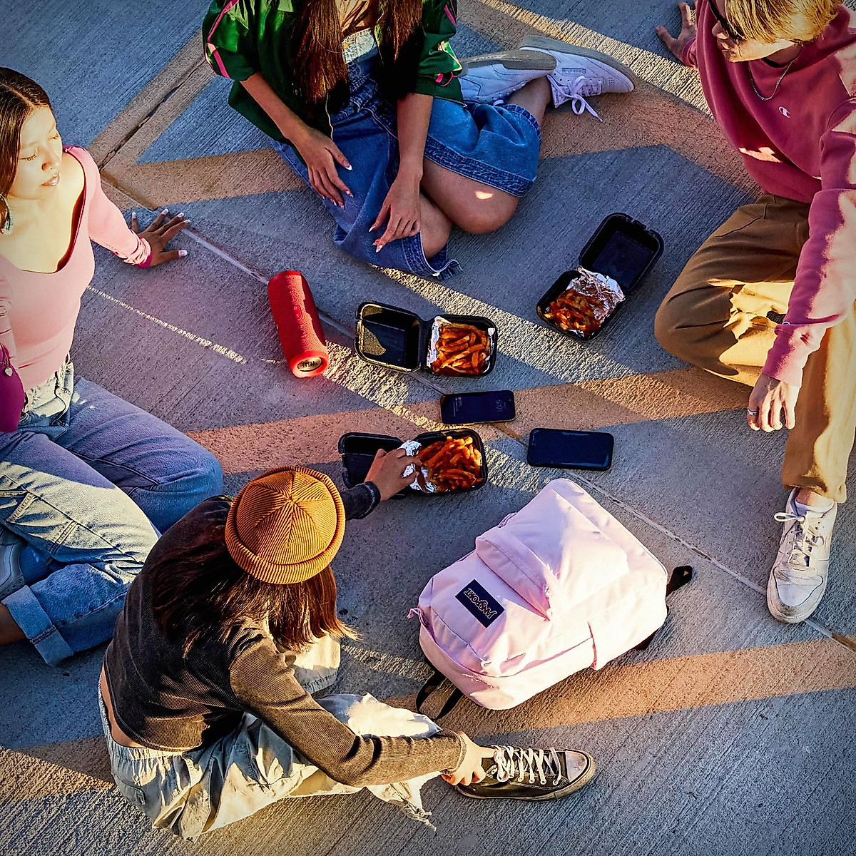 JanSport SuperBreak One School Backpack for Girls, Boys, Black - Durable, Lightweight Bookbag for Teens with 1 Main Compartment, Front Utility Pocket with Built-in Organizer - Premium Backpack