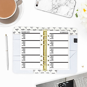 Personal size Password Keeper Planner Refill, Fits 6-Ring Binders - Filofax, LV MM, Kate Spade, 30 Sheets