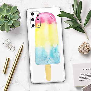 DesignSkinz Summer Mode Ice Cream v2 Protective Vinyl Decal Wrap Skin Cover Compatible with The Samsung Galaxy S20 (Screen Trim & Back Glass Skin)