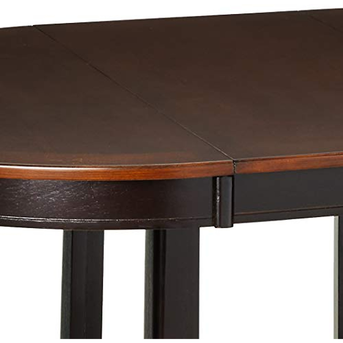 Coaster Furniture Lavon 5-Piece Storage Counter Table Dining Set Tan and Espresso 105278-S5