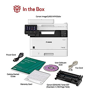 Canon imageCLASS MF455dw - All in One, Duplex, Wireless Laser Printer with 3 Year Warranty