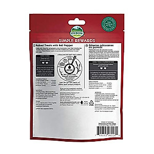 Oxbow Simple Rewards Baked Treats - Bell Pepper - 2 oz