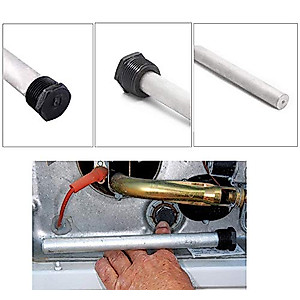 (2-pack) RV Water Heater Anode Rod - Magnesium Anode Rod 3/4'' NTP Thread - Tank Corrosion Protection, Camper Element with Suburban Water Heater 232767 & Mor-Flo Water Heater Tanks - 9.25" Long