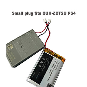 ACCTN XinlanTech 1800mAh Replacement Battery for Sony PS4 Pro Slim Cuh-zct2u Cuh-zct2e Gaming Controller and Playstation 5 Pulse 3D Headset Battery Replacement