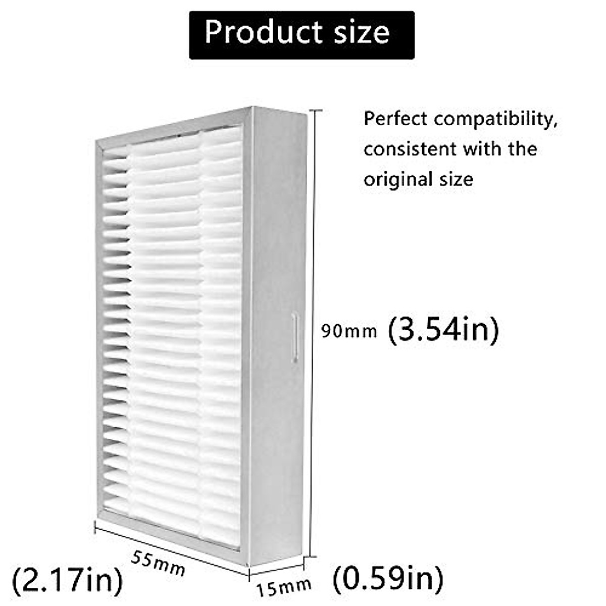 （2-Pack）H13 HEPA Filter, Suitable for BROAD AirPro Electrical Respir∂tor ,Compatible BROAD FB2 Filter