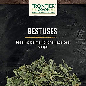 Frontier Co-op Raspberry, Red Leaf, Cut & Sifted, Certified Organic, 16 Ounce (Pack of 1) Bulk Bag