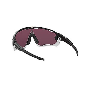 Oakley Men's OO9290 Jawbreaker Rectangular Sunglasses, Matte Black/Prizm Road Black, 31 mm