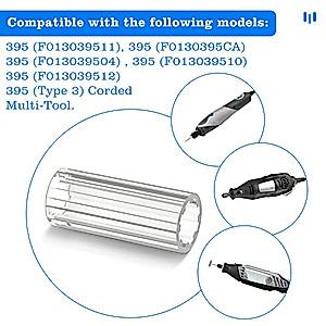 Etotel 395 Rotary Multi Tool Coupling Compatible with Dremel 2615294309 Rotary Tool Flexible Coupling Corded Replacement Part for Dremel Shaft Coupler - 4 Pack