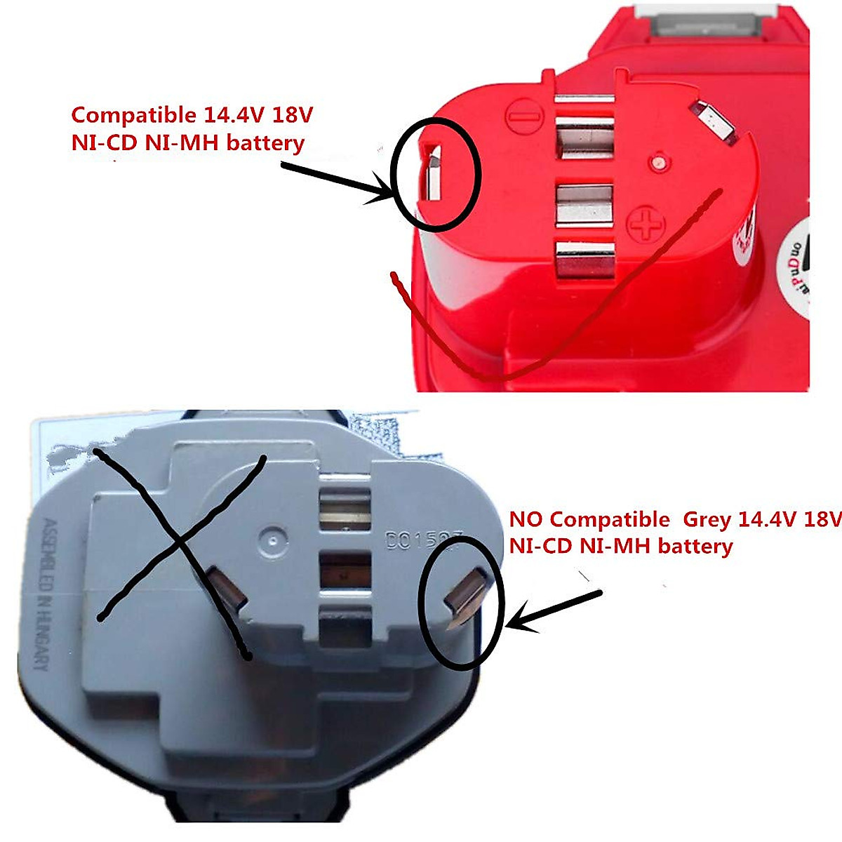 Replace for Makita DC1804 DC1822 DC1414 Battery Charger 7.2V-18V NI-CD&NI-MH Battery Charge Replacement Power Tool Battery Charger LaiPuDuo