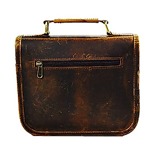 Leather Women's Hippie Leather Purse Cross-body Shoulder Bag Travel Satchel Handbag tote 9" x 7"