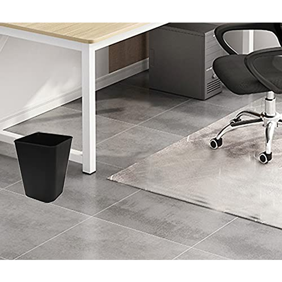 XIAOXGXF 2 Pcs 1.6 Gallon Small Trash Can Mini Wastebasket Garbage Can for Home Kitchen Office Bathroom