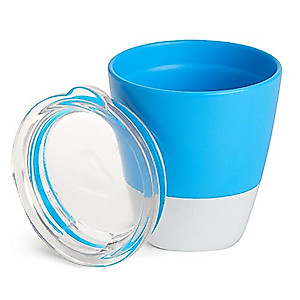 Munchkin Munchkin Splash Cups & Trainer Lids 7oz Assortment, Piece of 1 (Green/Blue)