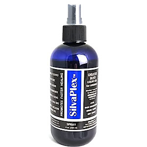 SILVAPLEX Liquid Gel Spray with Chelated Silver - Helps Irritation and Recovery for Hot Spots, Minor Wounds, Abrasions and Cuts - for Cats, Dogs, Other Small Animals - 8 oz