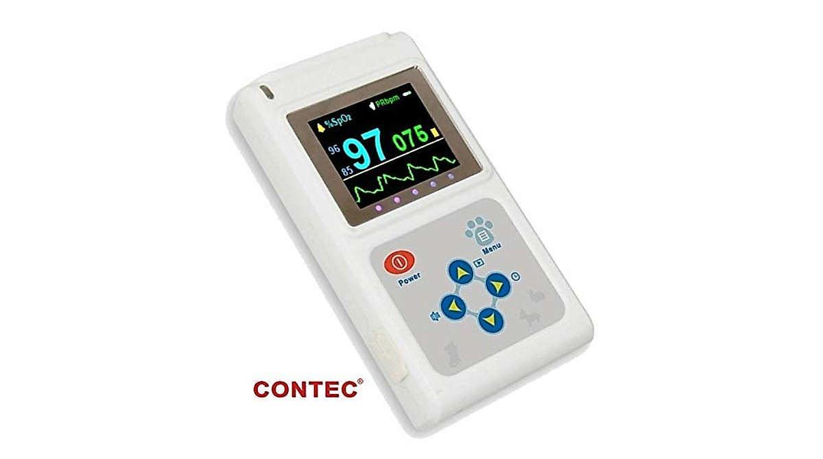 CONTEC Veterinary Pulse Tester for Pets | Portable & Accurate SpO2 ...