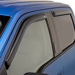 Auto Ventshade [AVS] Ventvisor / Rain Guards | Outside Mount, Smoke Color, 4 pc | 94164 | Fits 2009 - 2013 Kia Soul