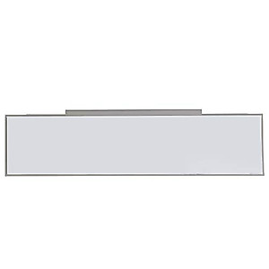 SEI Furniture Toppington Mirrored Media Console Electric Fireplace, Silver