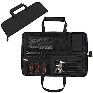 Knife Roll,Chef knife bag,Heavy Duty Knife Case,13 Slots Knife Bags For Chefs Knife Roll Bag,Chef Bag For Knives and Kitchen Utensils,Knife Holder Carrying Case Gifts for Men Dad Husband Boyfriend Him