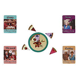 Spin Master Games The Golden Girls Any Way You Slice It, Retro Trivia Card Game, Multicolor, One Size