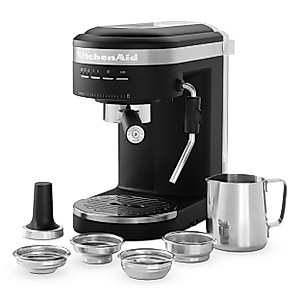 KitchenAid Semi-Automatic Espresso Machine KES6403, Black Matte