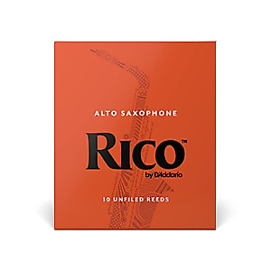 D’Addario Woodwinds - Rico Alto Sax Reeds - RJA1030 - Strength 3.0, 10-Pack