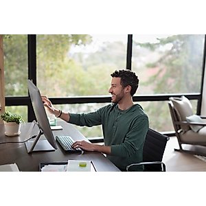 HP Pavilion 24-b223w 23.8" All-in-One PC, Intel Core i3-7100T, 6GB Memory, 1TB Hard Drive, Wireless Keyboard and Mouse, Windows 10