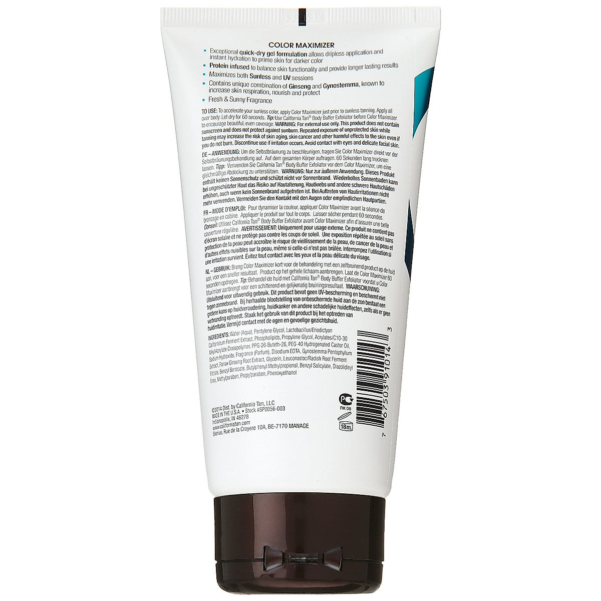 California Tan Color Maximizer Primer Lotion, 6 Ounce | Cruelty Free