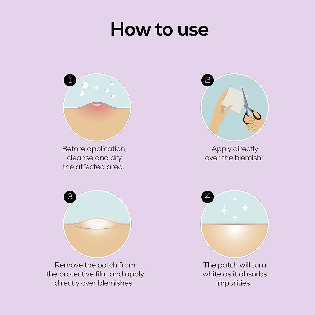 Hanhoo Custom Blemish Patch | Large Hydrocolloid Patches | for Face and Body Acne and Blemish Clusters | Customizable Pimple Patch Sheets | Cruelty-Free & Vegan | 2 Patch Sheet Count