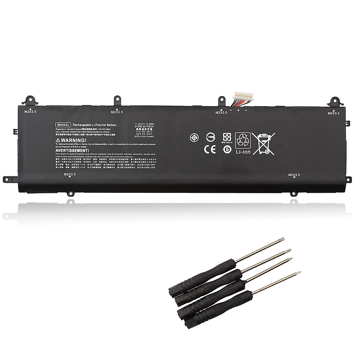 Emaks BN06XL Battery for HP Spectre X360 15-EB0000 Series 15-EB0043DX 15-EB0053DX 15-EB1043DX 15-EB0005UR 15-EB0005NI Series Laptop BN06072XL HSTNN-IB9A L68299-005 L68235-1C1