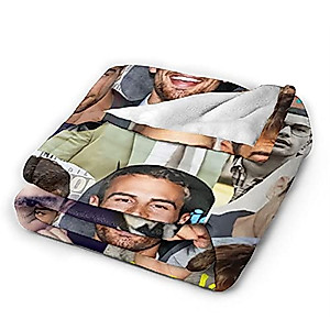 Blanket Theo James Soft Flannel Fleece Throw Blanket Soft Flannel All-Season Room Decoration Carpets (50"x40")