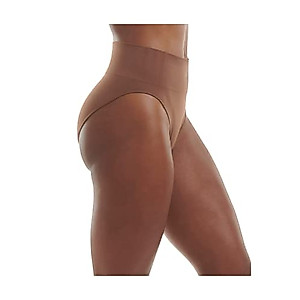 adidas Women's Seamless Micro Stretch Hi Leg, Toasted Mocha, S