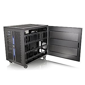 Thermaltake Core W200 Dual System Capable Extreme Water Cooling XL-ATX Fully Modular/Dismantle Stackable Tt Certified Super Tower Computer Case CA-1F5-00F1WN-00 Black