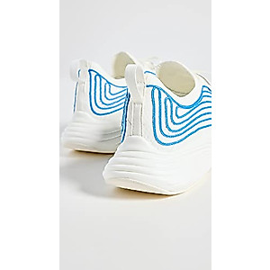 APL: Athletic Propulsion Labs Women's Techloom Zipline Sneaker, Ivory/Coastal Blue, 8 Medium US