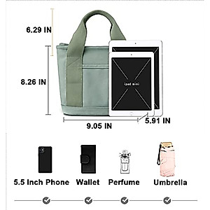 Tote Bag Women Small Satchel Bag Stylish Mini Tote Handbag Canvas Hobo Bag Fashion Crossbody Bag Shoulder Bag 2023