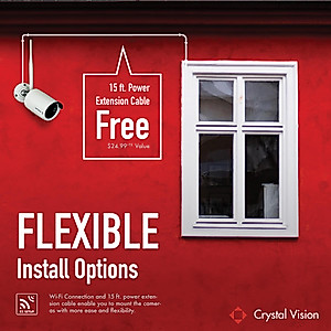 (2022 Upgraded Ver.) [8CH] Crystal Vision CVT808A-20WB 1080P Full HD Wireless Surveillance System NVR CCTV w/ 2TB HDD, Built-in Monitor & Router, 3MP Camera Auto Pair