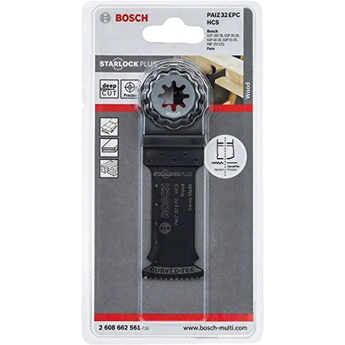Bosch 2608662561 Plunge Cut Saw Blade"Paiz 32 Epc" 60x32mm