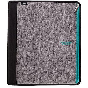 Five Star 2" Ring Zipper Binder 605 Sheet Capacity Teal