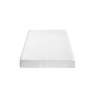Classic Brands 4.5-Inch Memory Foam Replacement Mattress for Sleeper Sofa Bed Full,Plush,White