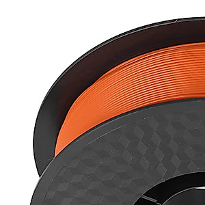 3D Printer Consumable, 1kg PLA Filament Smokeless Anti Clogging for Printing(Orange)