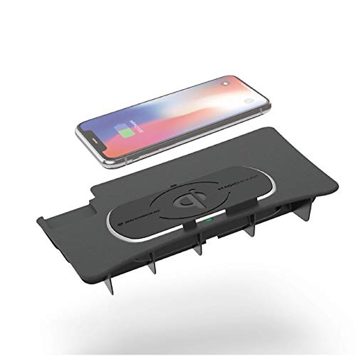 Scosche CRQ03 MagicMount Charge 2011 to 2013 Dodge Durango 10W Qi-Certified Magnetic Surface Mount with Bezel for use with Smartphones