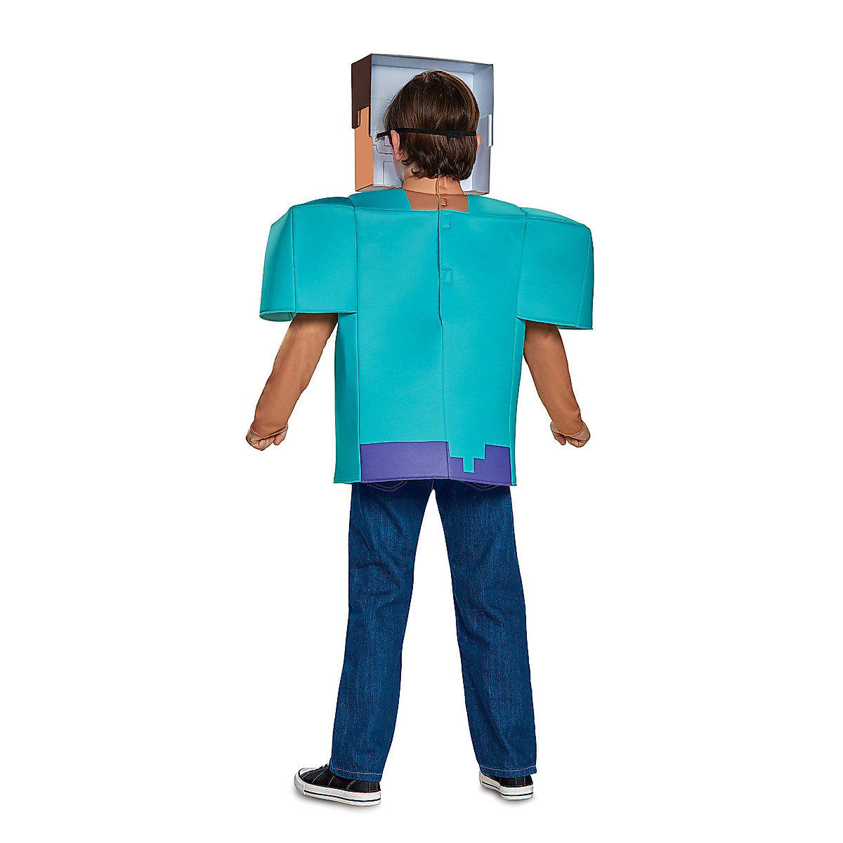 Steve Classic Minecraft Costume, Multicolor, Medium (7-8)