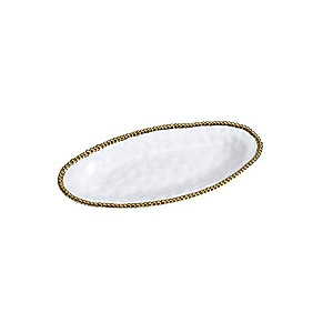 Pampa Bay Golden Salerno Oval Serving Piece