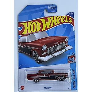 Hot Wheels 2022 - '55 Chevy - RED - Chevy Bel Air 1/5 - 20/250