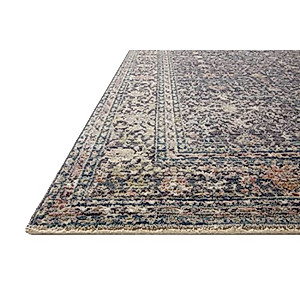 LOLOI Jean Stoffer Bradbury Collection BRU-01 Midnight / Multi 9'-0'' x 12'-0'' Area Rug