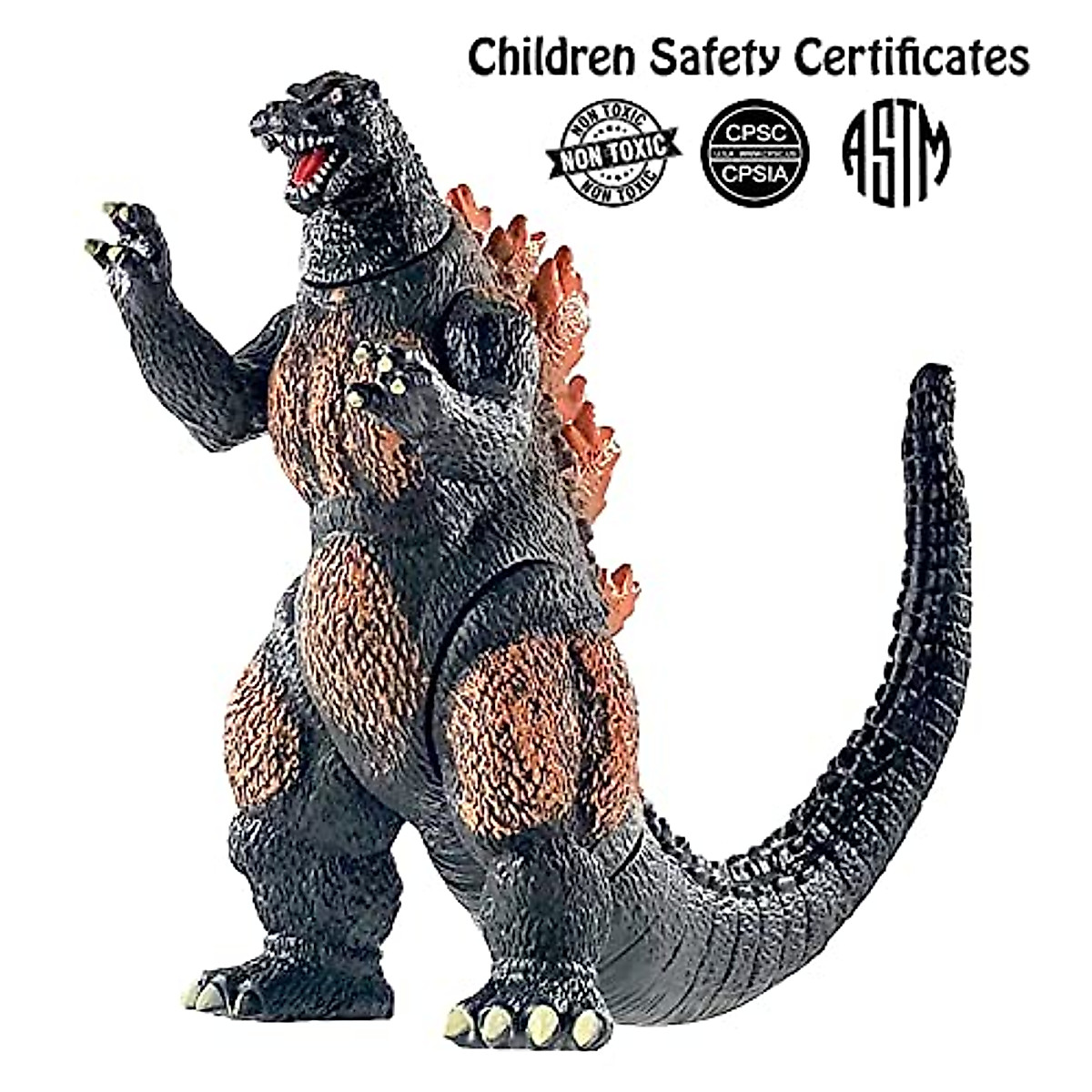 TwCare Burning Godzilla 1995, Movie Series King of The Monsters Movable Joints Action Figures Birthday Gift for Boys and Girls