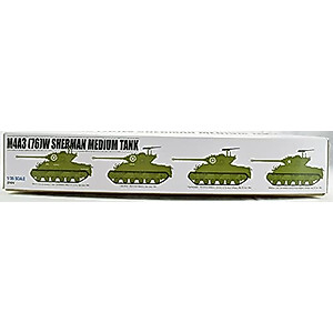 Premium Hobbies M4A3 (76) W Sherman Medium Tank 1:35 Plastic Model Tank Kit 210V