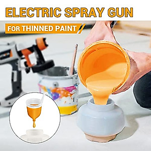 BATAVIA Paint Sprayer, HVLP Electric Spray Paint Gun, 1200ML, 4 Nozzles, 3 Patterns, Paint Sprayer for House Painting, Home Interior and Exterior, Furniture, Fence, Walls, Cabinet, Ceiling BSG0140