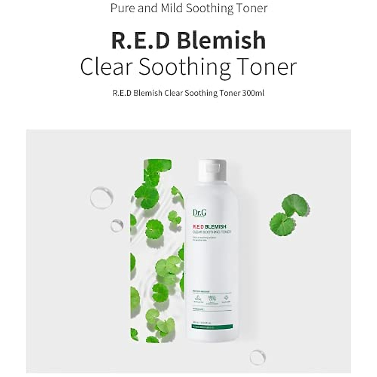 Dr.G R.E.D Blemish Clear Soothing Toner 200mL(6.76 fl.oz.) - Moisturizing Calming Toner That Soothes and Cares Sensitive Skin -