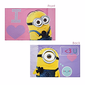 Universal's Minion Girls Way 2 Cute Microfiber Twin Sheet Set