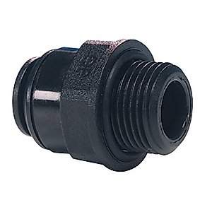 John Guest PM011013E Male Connector, 10 mm x 3/8" BSPP (Pack of 10)