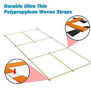 Tiga Pickleball Lines, 3 Pack, Yellow, Polypropylene (PP), No Measurement Required (Net NOT Included)